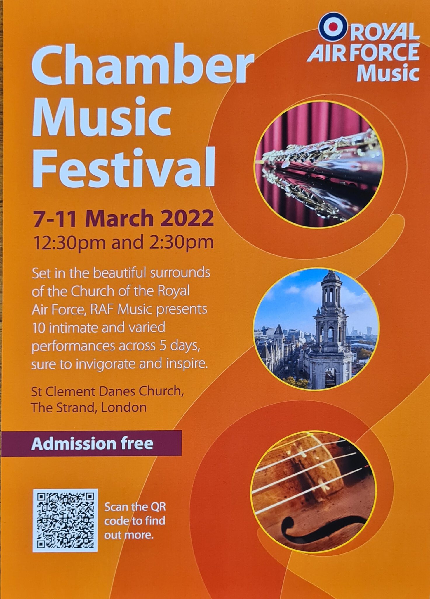 Royal Air Force Music Chamber Music Festival 7 to 11th March - 12.30pm ...